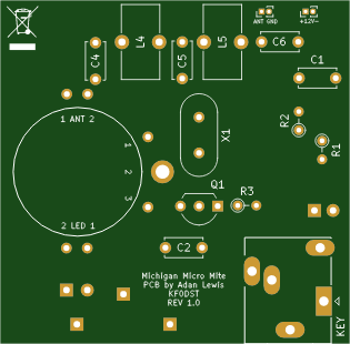 Michigan Micro Mite PCB by Adan lewis KF0DST - Share Project - PCBWay