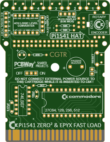(DIY) Pi1541 ZERO² + EPYX FAST LOAD CARTRIDGE for COMMODORE 64 (With ...